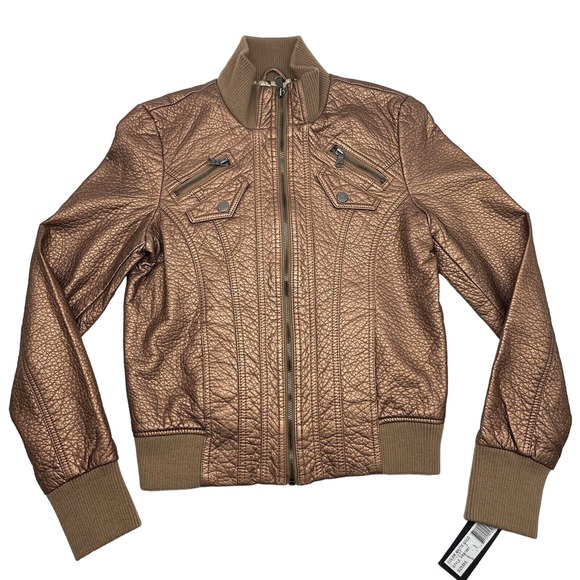 Truth of Touch | Jackets & Coats | Nwt Truth Of Touch Metallic Gold ...